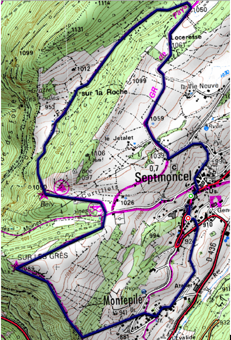 CR Journée 2 du 10 mai: les falaises de Septmoncel – SBD – RSD