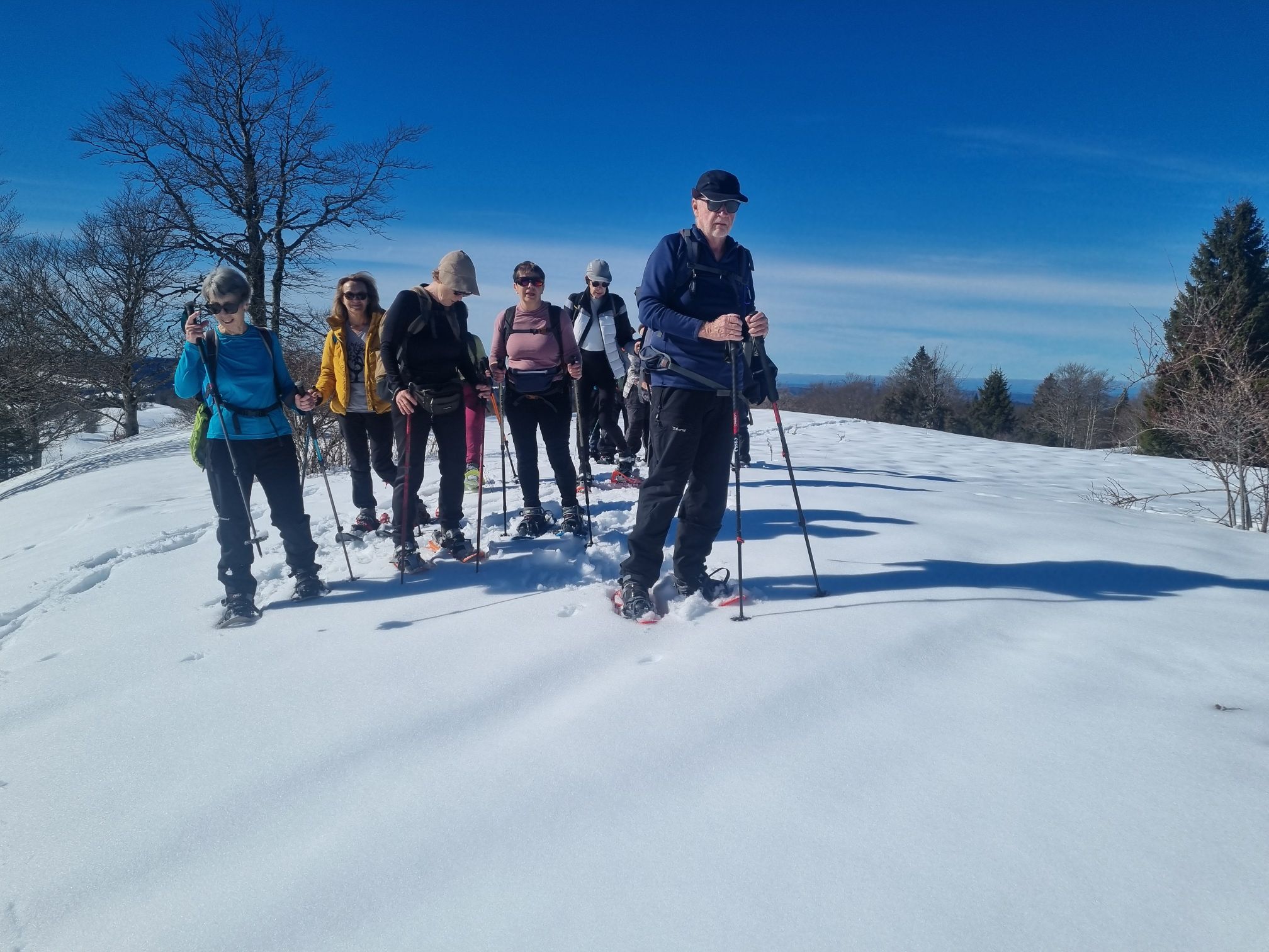 Compte rendu rando raquettes, 1/2 journée du 24 février. Les Molunes ...